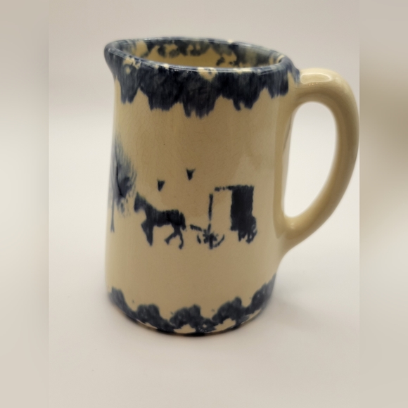 Buttermilk Acres | Dining | Buttermilk Acres Blue Spongeware Amish ...